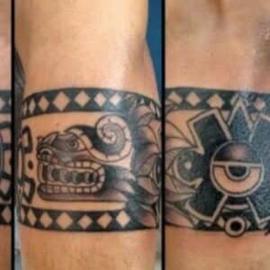 🌞 Tatuajes de Grecas Aztecas: 🌀 sus Significados 🍃